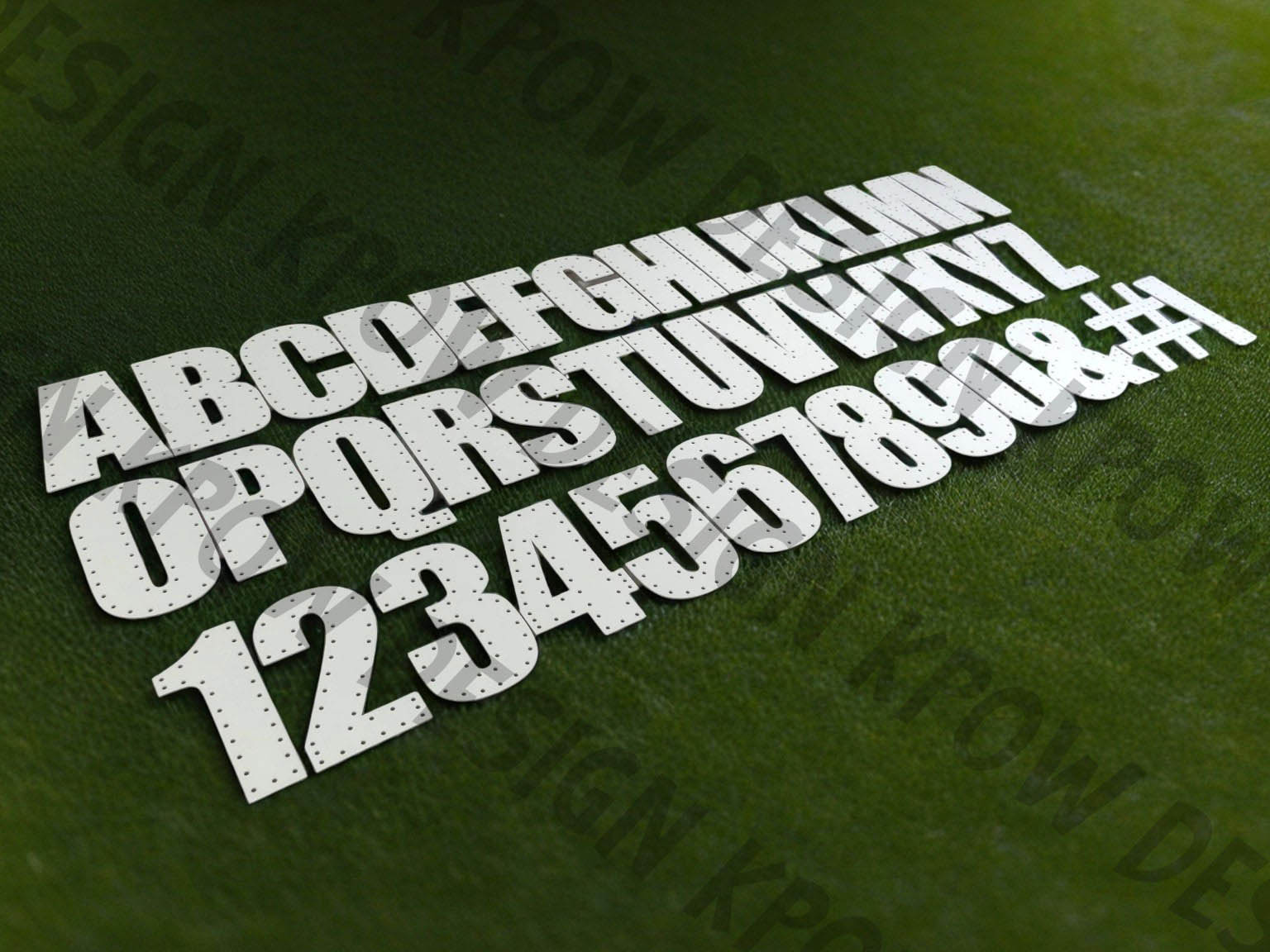 Large Pixel Letters Individual 500mm | Corflute Prop! – KPOWDesigns