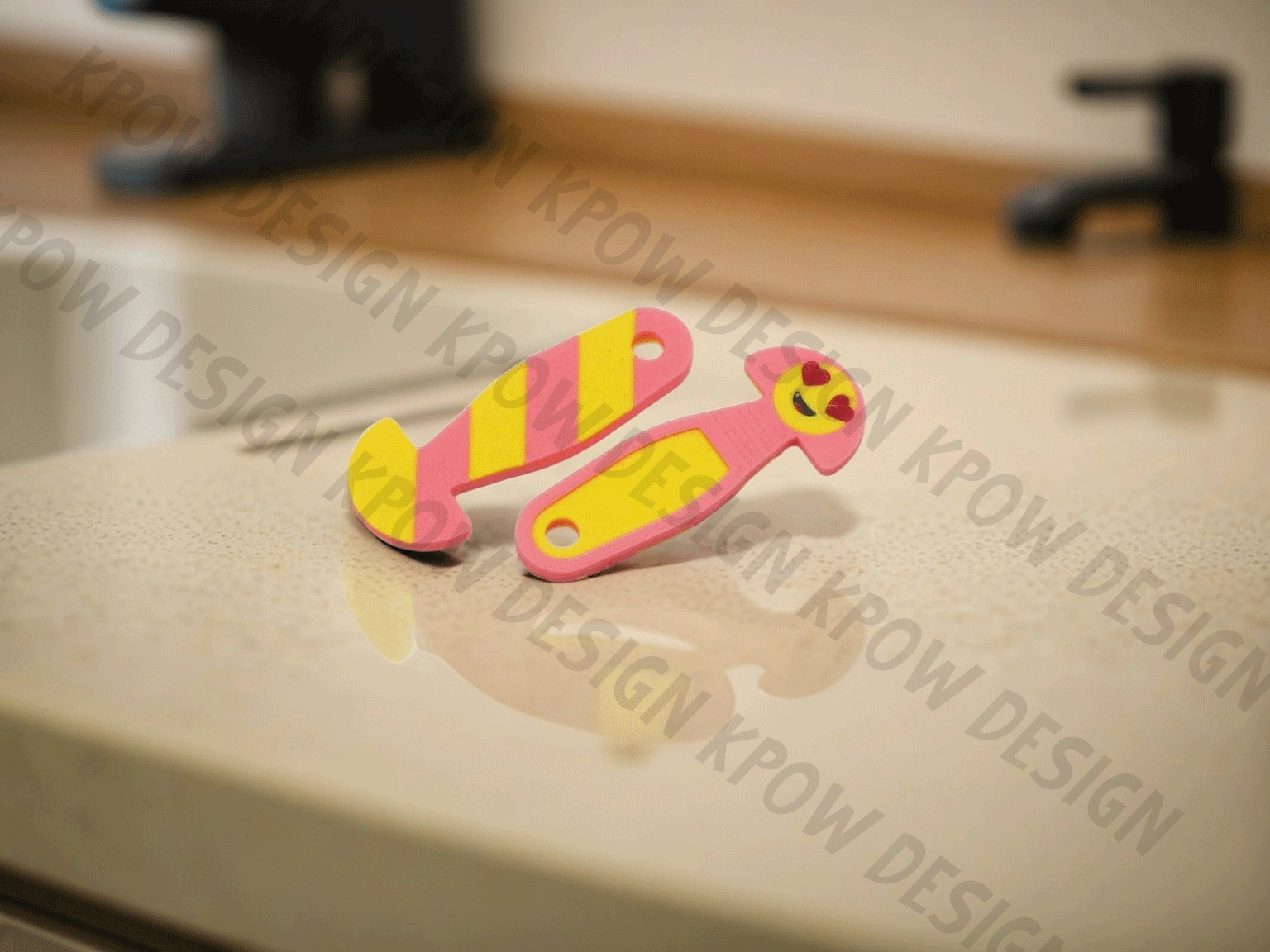 Emoji | Trolley Key / Token / Keyring – KPOWDesigns