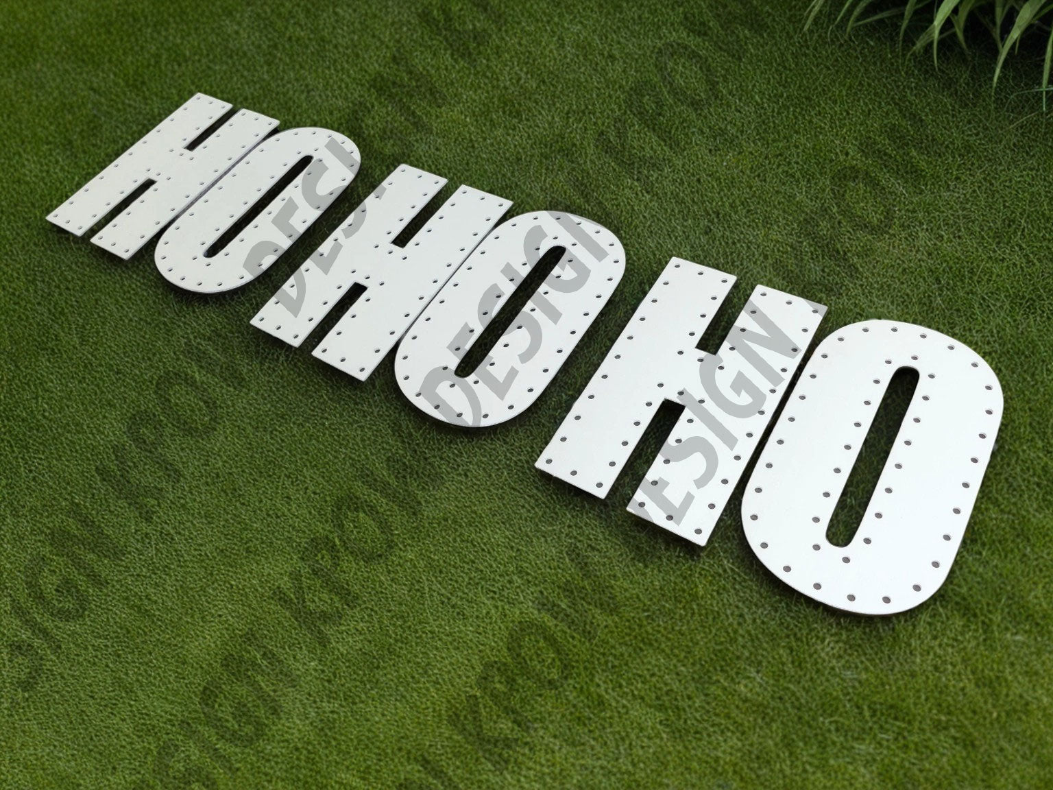 Large Pixel HOHOHO 500mm | Corflute Prop! – KPOWDesigns