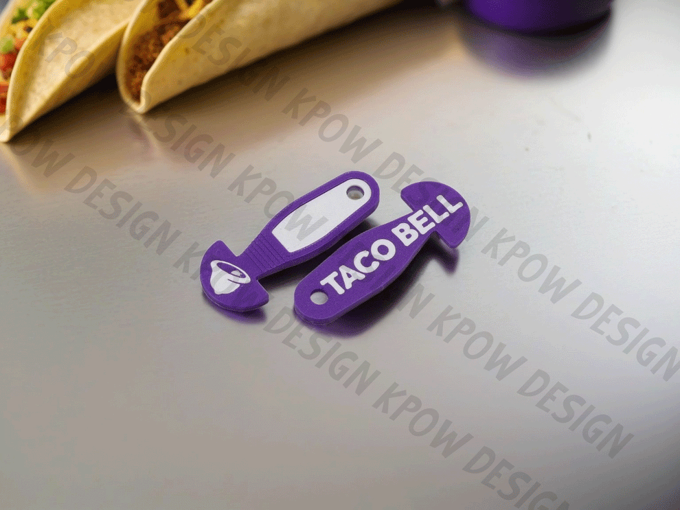Taco Bell | Trolley Key / Token / Keyring – KPOWDesigns